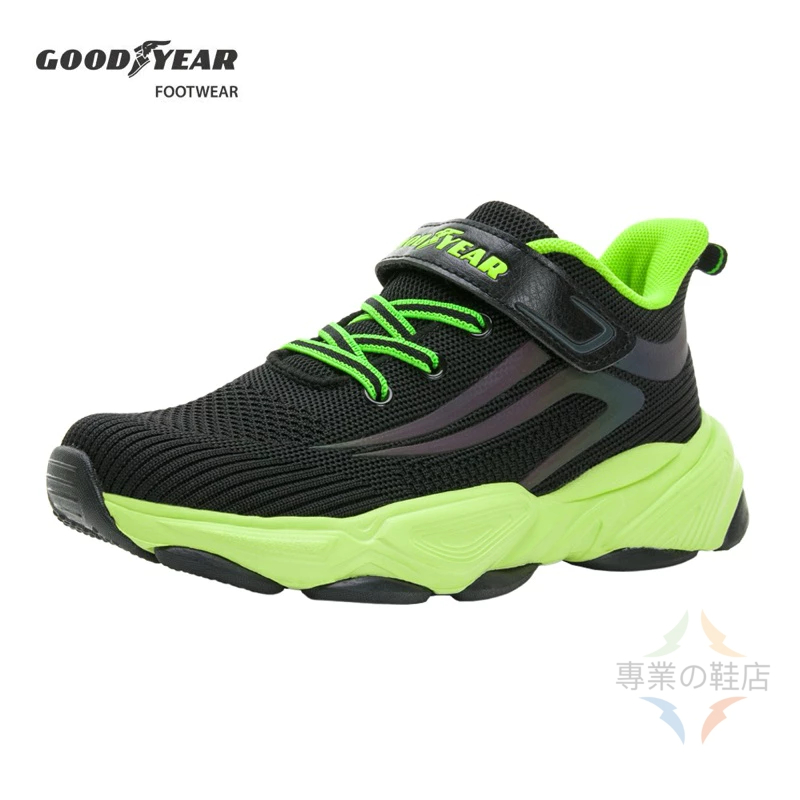 ｛專業鞋店｝GOODYEAR【夜行銀河】童款飛織緩震運動鞋-黑 / GAKR 38510 | 蝦皮購物