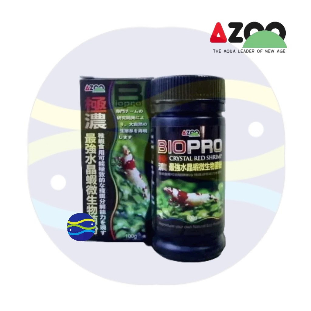 微笑的魚水族☆AZOO愛族【極濃 最強水晶蝦微生物菌粉100g】 | 蝦皮購物