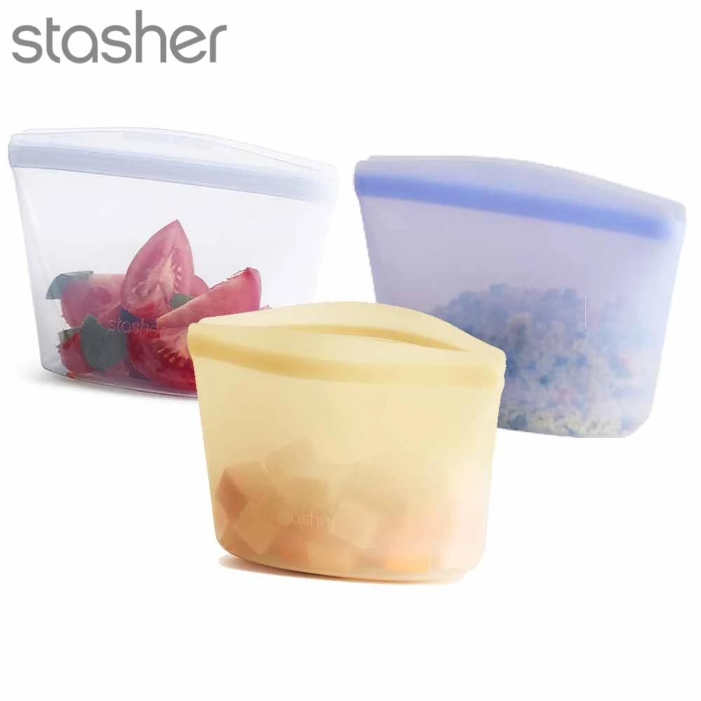 【不囉唆】Stasher 碗形矽膠密封袋-S-多色 | 蝦皮購物