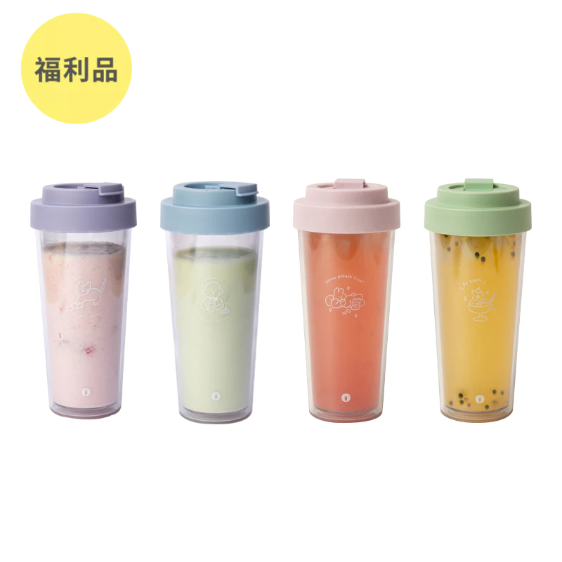 【Oolab 良杯製所】〔福利品〕 陪伴／獨處系列 Ecozen 透明雙層隨行杯 750ml | 蝦皮購物