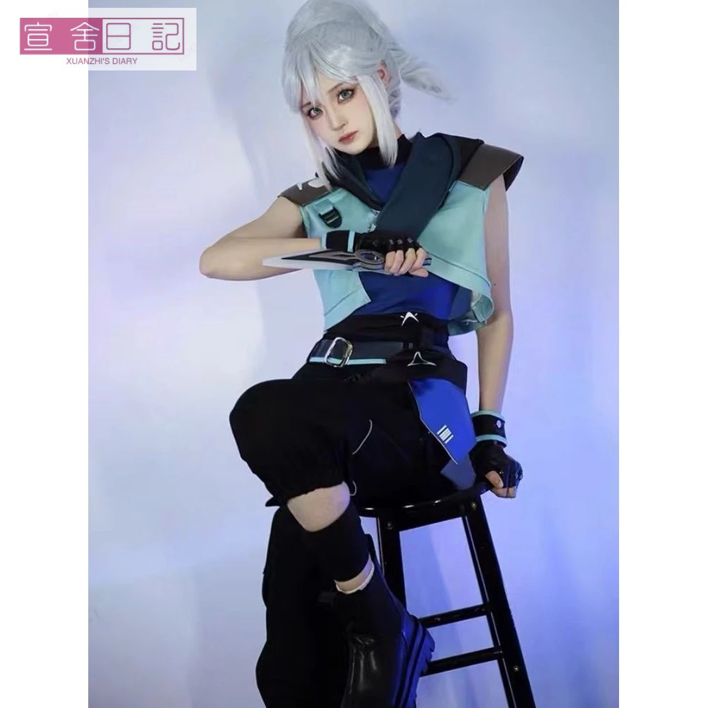 Valorant瓦羅蘭特 無畏契約cos 婕提Jett cos遊戲服裝全套捷風 動漫週邊 角色扮演 漫展 cos服 | 蝦皮購物