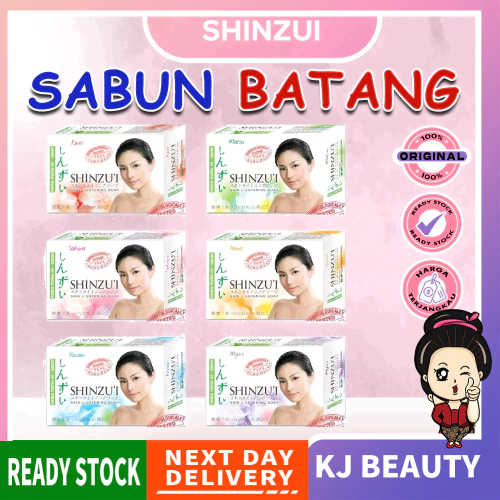 Shinzui Sabun Batang80gr Sabun Pencerah Kulit Tubuh shinzu'i | 蝦皮購物