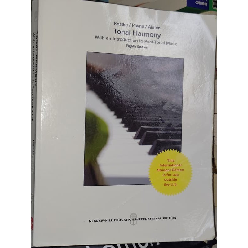 Tonal Harmony 8/e Kostka 9781259253560 有劃記 @6i 二手書 | 蝦皮購物