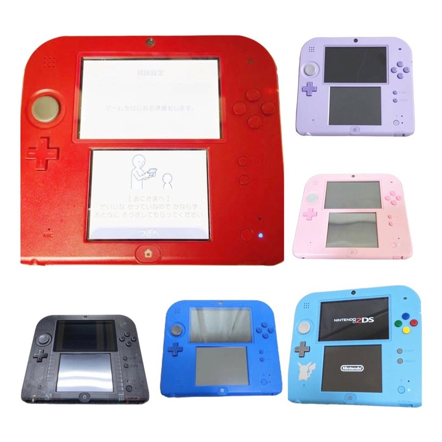 任天堂2DS FTR-001帶觸控筆確認操作顏色選擇[JP區域鎖定] Nintendo N2DS 日規 | 蝦皮購物