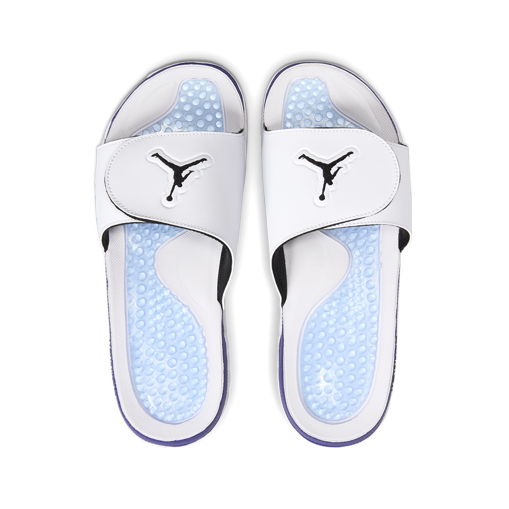 Nike Jordan Hydro V Retro 男鞋 白紫色 魔鬼氈 喬丹 休閒 運動 拖鞋 555501-103 | 蝦皮購物