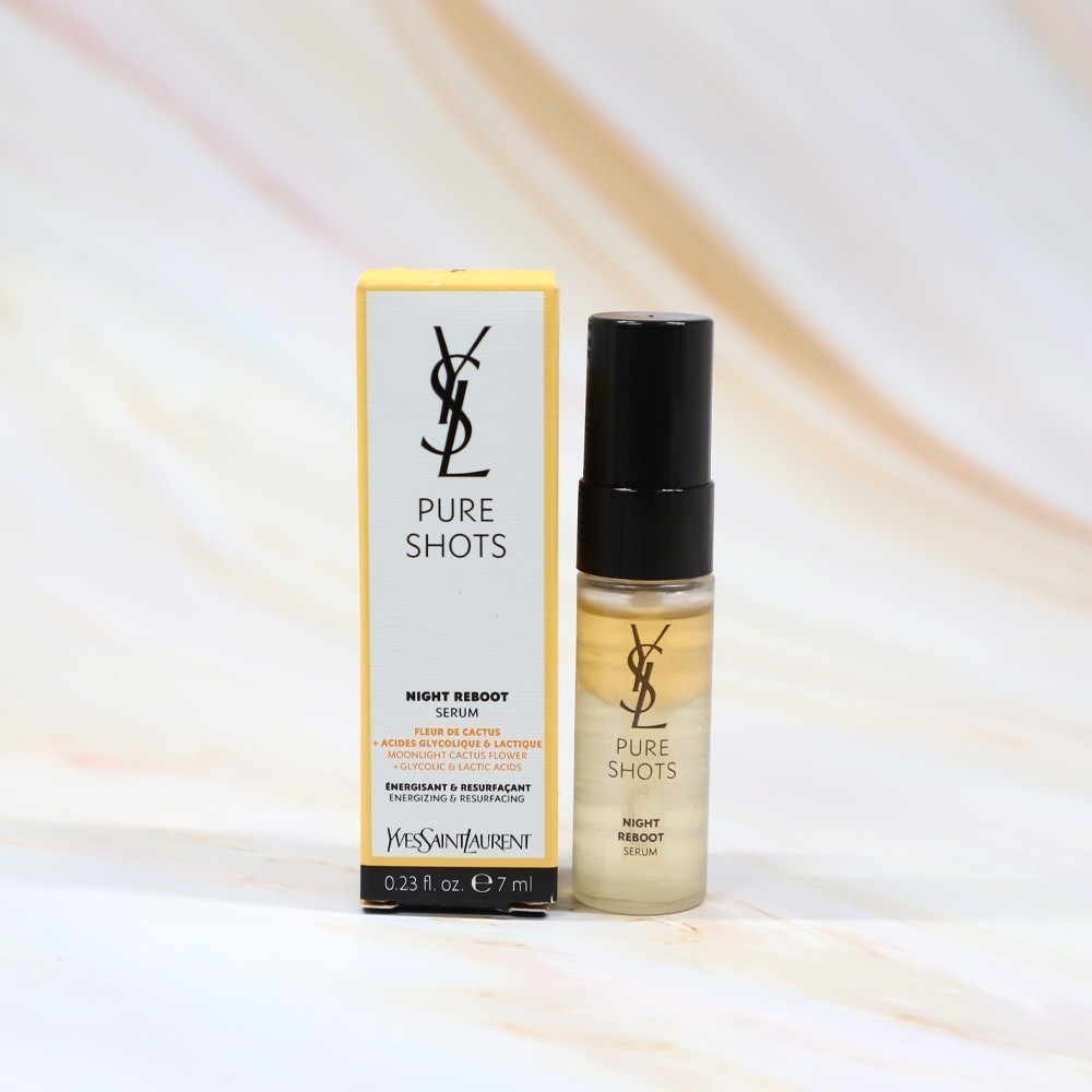 原裝正品小樣 YSL 聖羅蘭 夜皇后精華液7ml 極效活萃夜光仙人掌超級精華 夜間修護 提亮保濕 小樣試用裝 | 蝦皮購物
