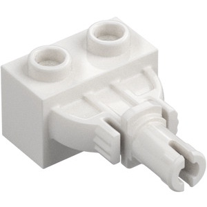 [樂磚庫] LEGO 4920 磚 特殊型 白色 1x2 6472887 | 蝦皮購物