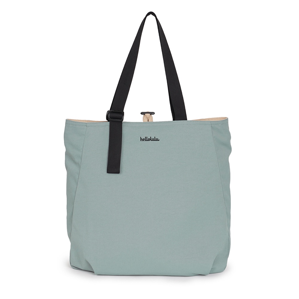 蝦皮隔日到貨 hellolulu 環保系列 JONNA 雙面托特包(M)-淡青土褐 墊腳石購物網 | 蝦皮購物