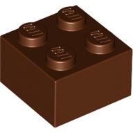 【小荳樂高】LEGO 紅棕色 2x2 磚塊/顆粒 Reddish Brown Brick 3003 4211210 | 蝦皮購物