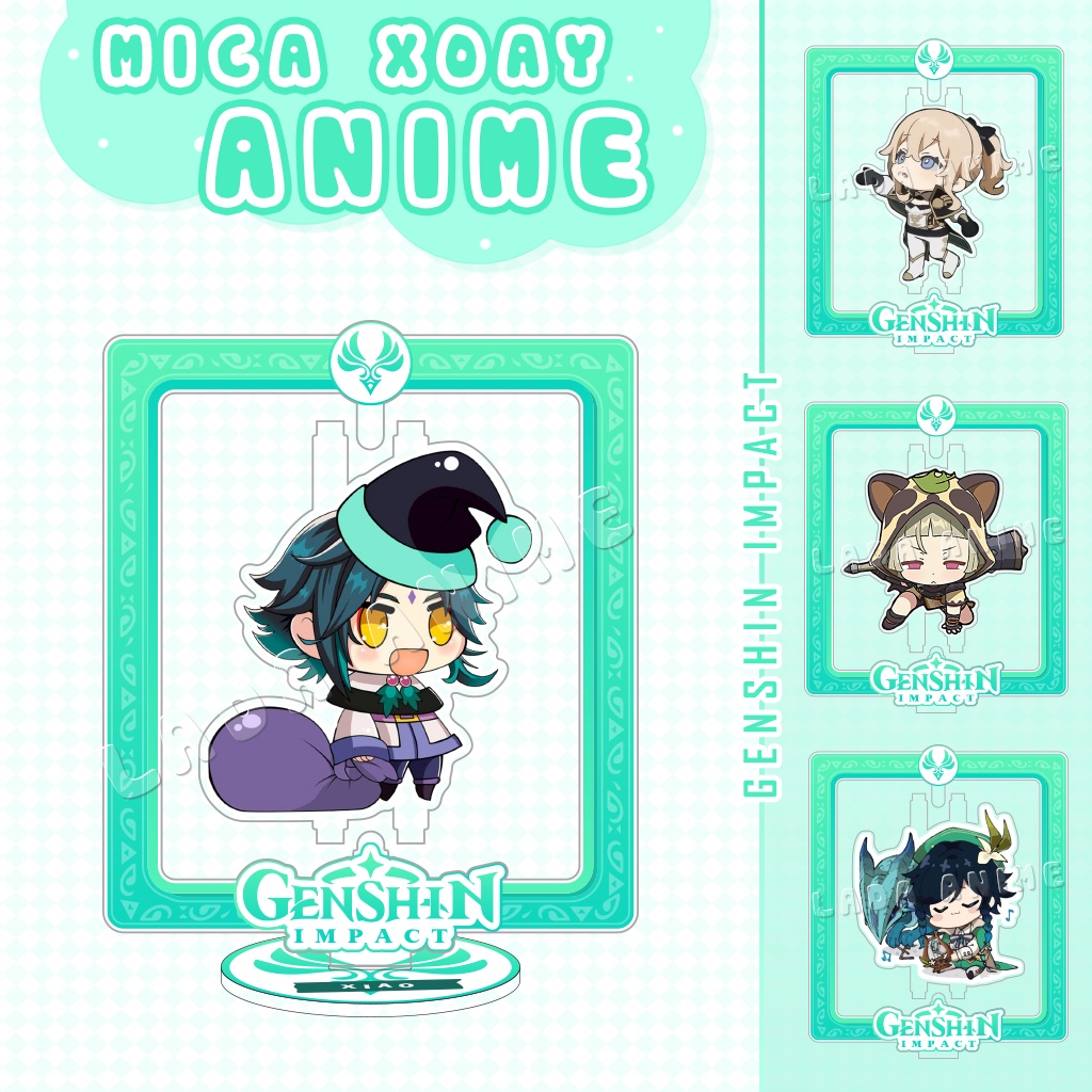 Standee Infinity 亞克力旋轉 Genshin Impact anemo kazuha jean sayu | 蝦皮購物