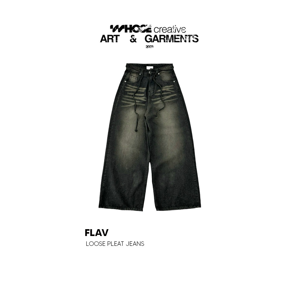 FLAV BAGGY JEANS - 寬鬆牛仔褲 LOMON Studio 1528 | 蝦皮購物