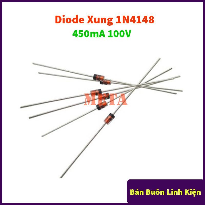 【50包】脈衝二極管1N4148 450ma 100V針DO-35 DIP-Zenner二極管4148 | 蝦皮購物