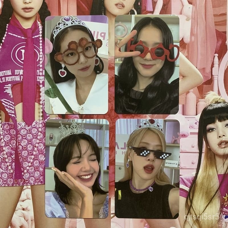 BLACK PINK 七週年官方週年紀念 k4 特別卡 Kim Ji Soo Kim Jennie lisa rose | 蝦皮購物