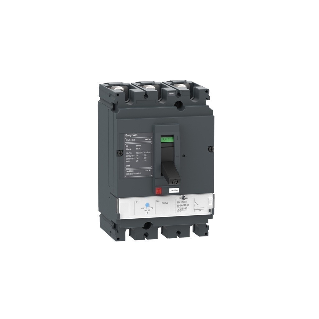 MCCB LV斷路器510337 施耐德 - 3P - 100A - F 型 - 36kA | 蝦皮購物