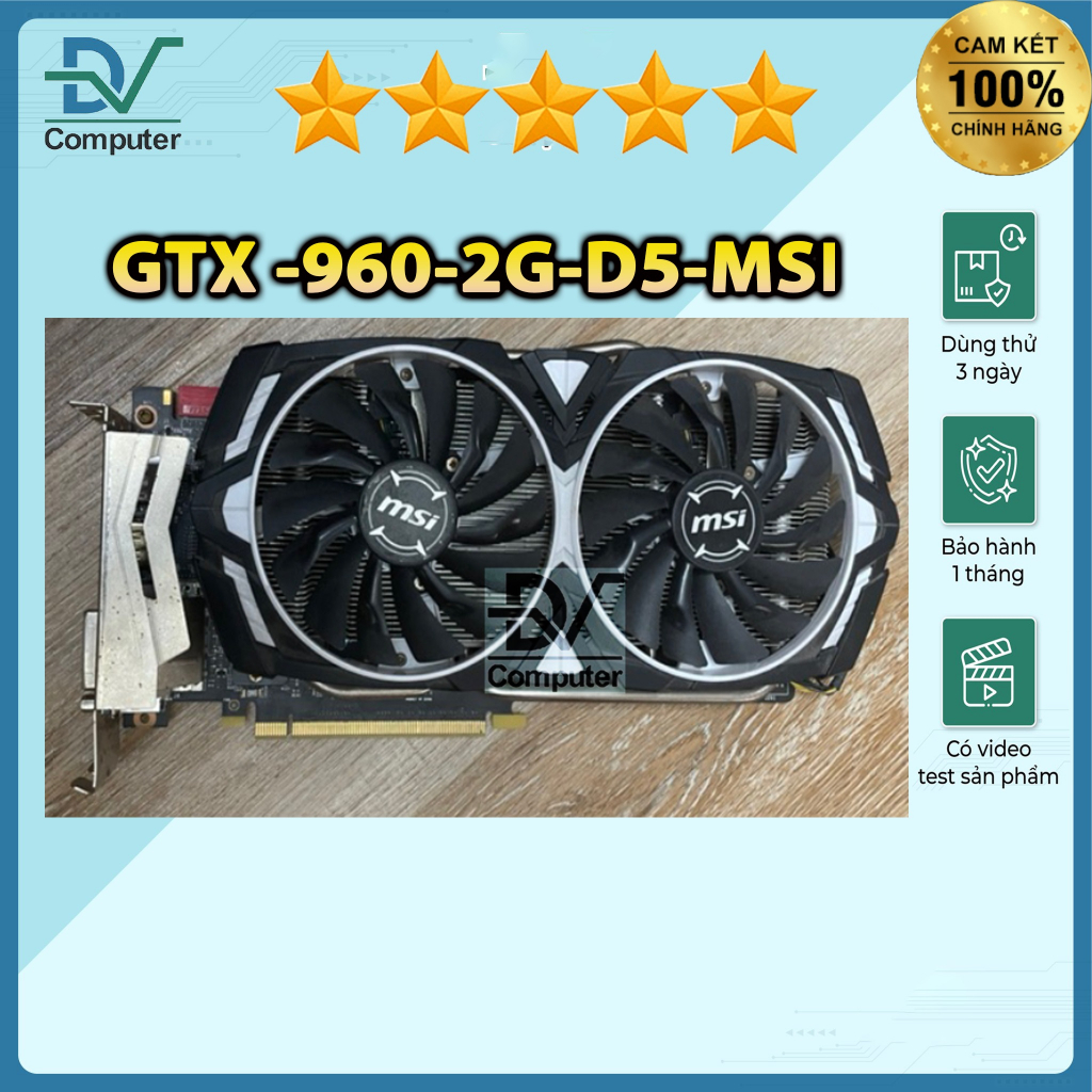 Gtx -960-2G-D5-MSI | 蝦皮購物