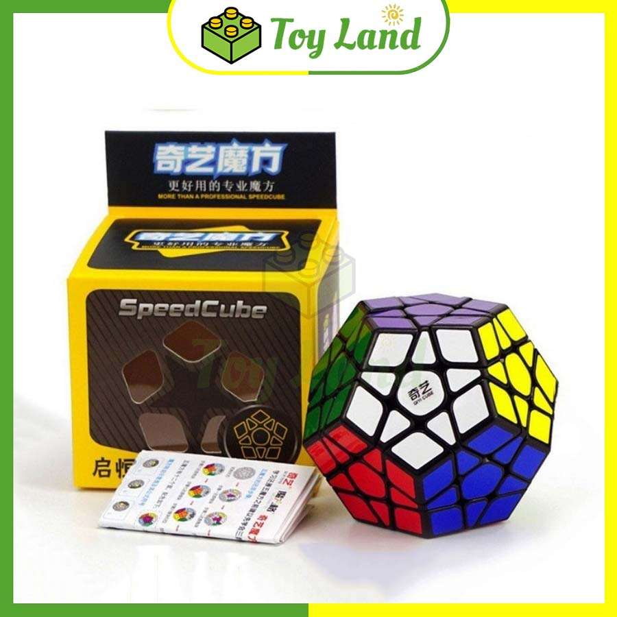 Rubik QiYi QiHeng Megaminx Rubic 12 面黑色邊框變體兒童智力玩具 - 玩具樂園 | 蝦皮購物