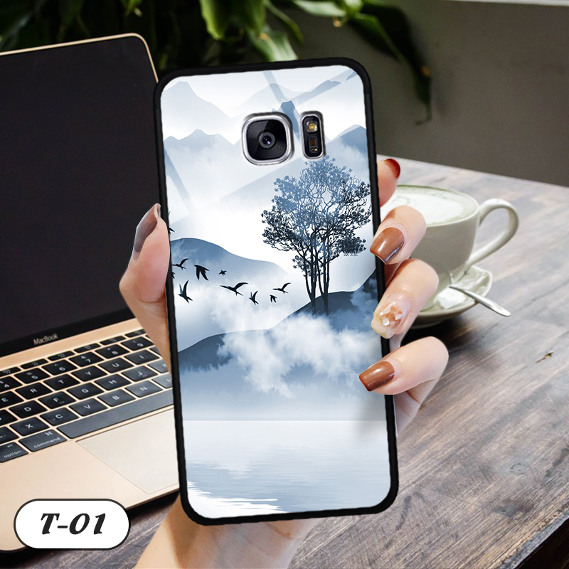 適用於三星 Galaxy S7/S7 Edge/S8/S8 Plus/S9/S9 Plus 的 3D 打印鋼化玻璃外殼 | 蝦皮購物