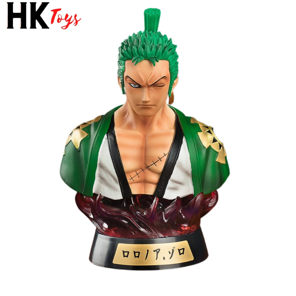 一件 Zoro 模型半身雕像 + 帶有超美麗的 RGB Led,高 17 厘米,動漫一件人偶 - HKTOYS | 蝦皮購物