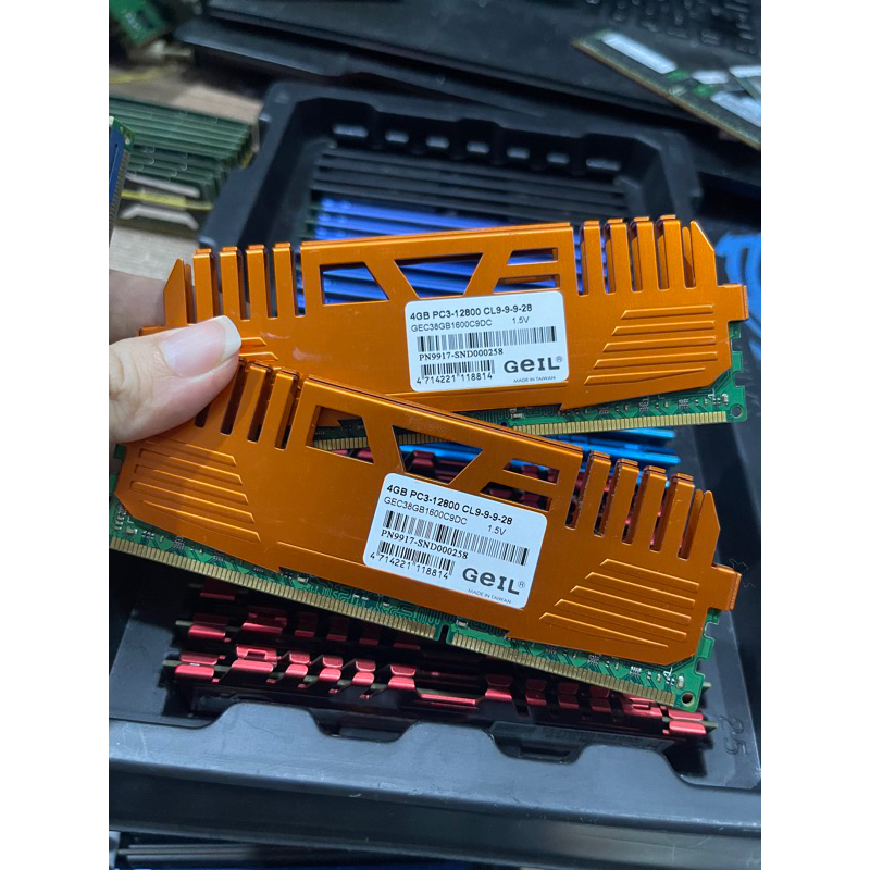 內存 PC DDR3 4G 1600 GEIL 散熱器 - | 蝦皮購物