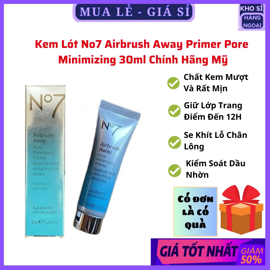 [液體] No7 Airbrush Away Primer Pore Minimizing Primer 30ml 美國 | 蝦皮購物