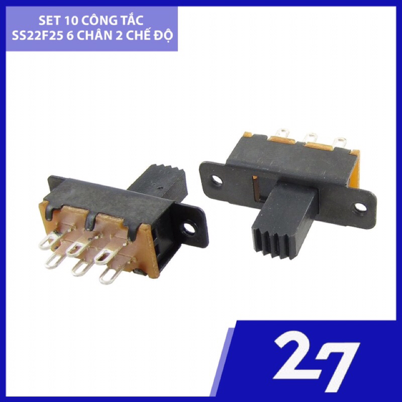一套 10 個 SS22F25 開關 6 針 2 種模式 | 蝦皮購物