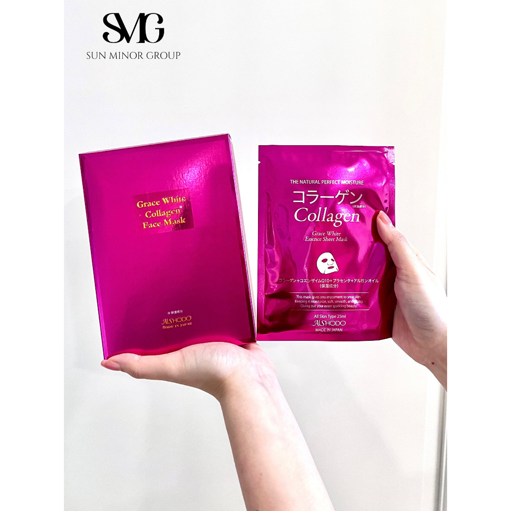 Aishodo Collagen Grace White Essence Mask (Aishodo Collagen | 蝦皮購物