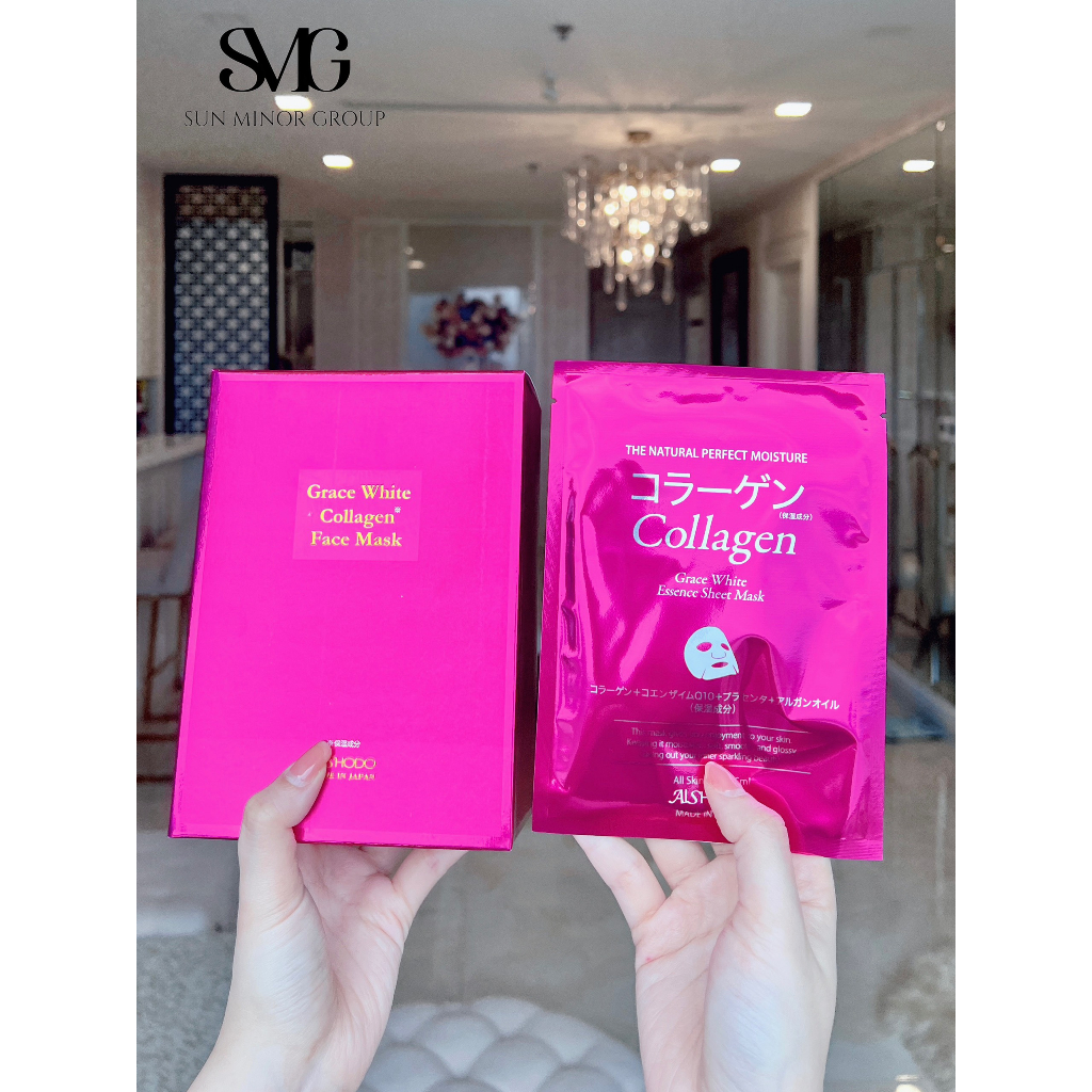 Aishodo Collagen Grace White Essence Mask (Aishodo Collagen | 蝦皮購物