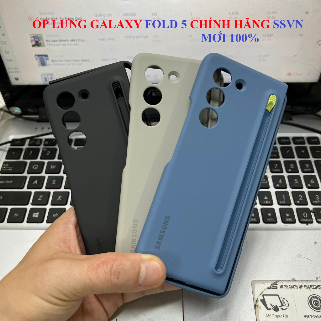 正品 SSVN Galaxy Z Fold 5 手機殼,100% 全新,無盒 [不包括筆],帶筆槽 | 蝦皮購物
