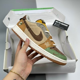 Nike Zion Williamson x Air Jordan 1 low OG Voodoo(jd1 low re | 蝦皮購物