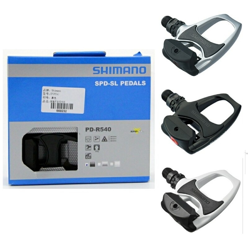 Shimano Tiagra PD-R540 自行車踏板 SPD-SL 公路車用自鎖魚踏板 | 蝦皮購物