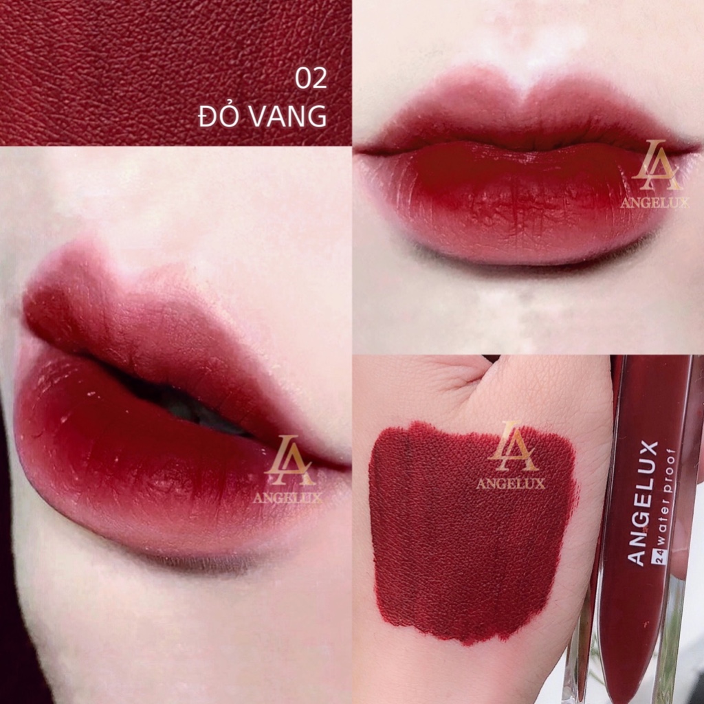 Angelux 超級啞光唇膏 - 紅牙,持久 2022 | 蝦皮購物