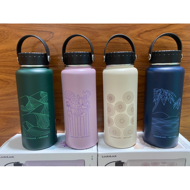 Lock& Lock&Lock Riga 玻璃杯越南版 897ml LHC4160 保溫瓶 | 蝦皮購物