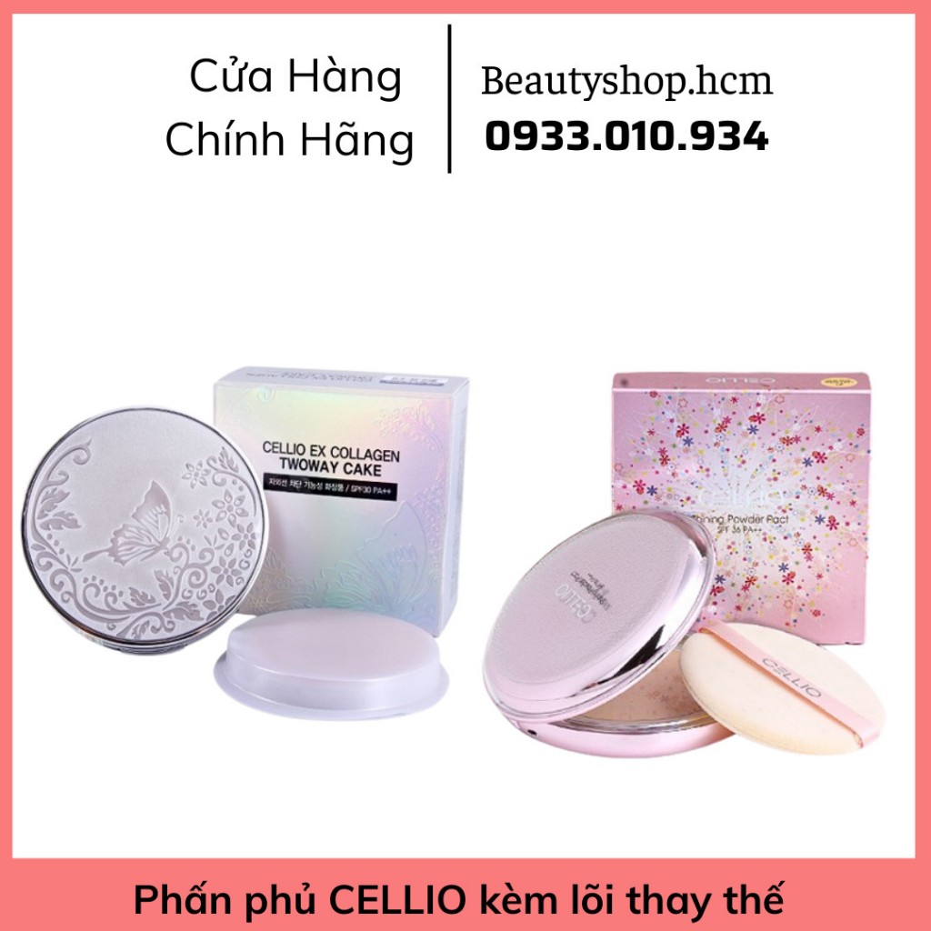 Cellio Ex 膠原蛋白兩用蛋糕 SPF 30 粉(帶芯) | 蝦皮購物