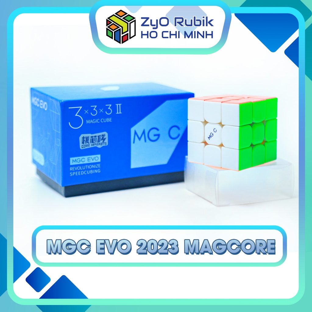 Rubik 3x3 Mgc Evo/ Mgc Evo Magcore 2023 無貼紙帶磁鐵 - 智力開發玩具 - Zy | 蝦皮購物