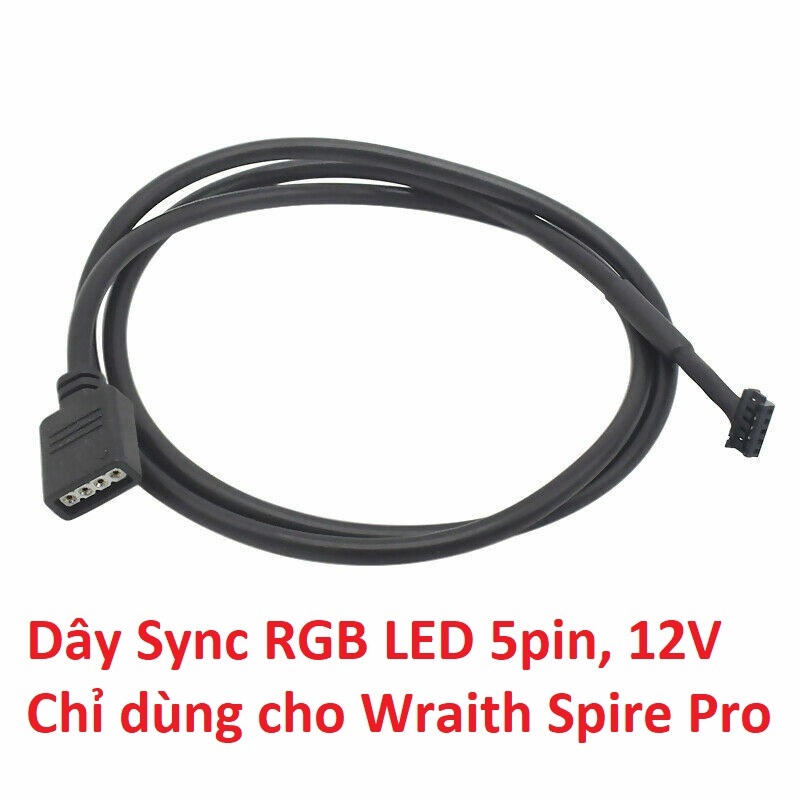 Wraith Spire 12V led 散熱器同步電纜。 AMD Wraith Spire 5 針 Led 同步電纜。 | 蝦皮購物