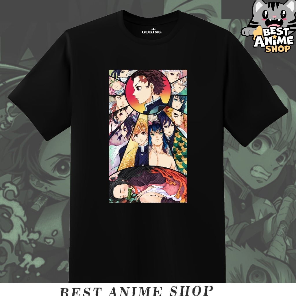 7 樣品 T 恤印有惡魔劍 Kimetsu No Yaiba、Muichiro Nezuko Shinobu Kokus | 蝦皮購物