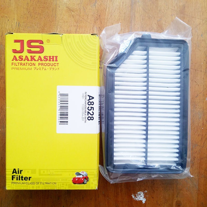 Honda City JS ASAKASHI A8528 發動機空氣濾清器,日本製造,尺寸 (DxRxC mm):227 | 蝦皮購物