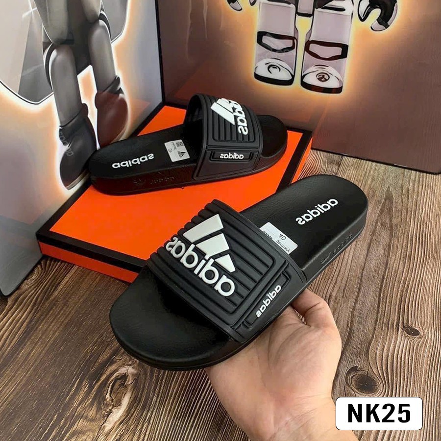 阿迪達斯水平綁帶軟橡膠鞋底中性拖鞋最新版本 2024 NK25 | 蝦皮購物