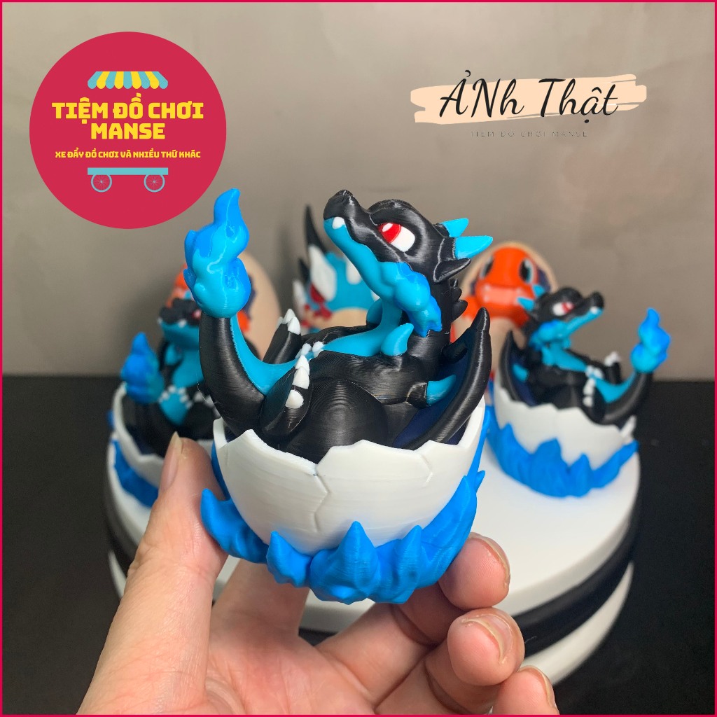 [獨家設計] 8cm 模型口袋妖怪 Bulbasaur 蛋、Charmander、Squirtle、Mega Chari | 蝦皮購物