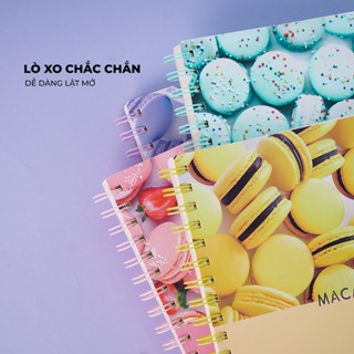 Caro Spring Book A5 Bb5 200 頁馬卡龍四色粉彩 - 100gsm,筆記本筆記,Bujo LA5 | 蝦皮購物