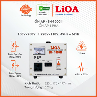 Lioa 單相穩壓代碼 SH-1000II 1kVA 1000VA。 輸入電壓 150V 250V,輸出電壓 220V | 蝦皮購物
