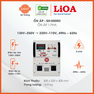 LiOA 單相穩壓代碼 SH-5000II 5kVA 5000VA。 輸入電壓 130V 250V,輸出電壓 220V | 蝦皮購物