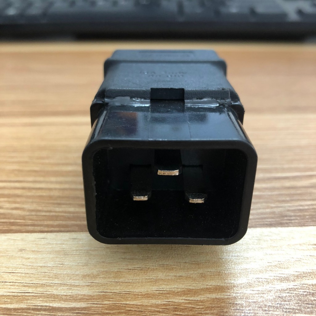 電源插頭 IEC320 C20 公頭 - 公頭 JIN HONG DA SS-810 16A 250V(電線並插入 PD | 蝦皮購物