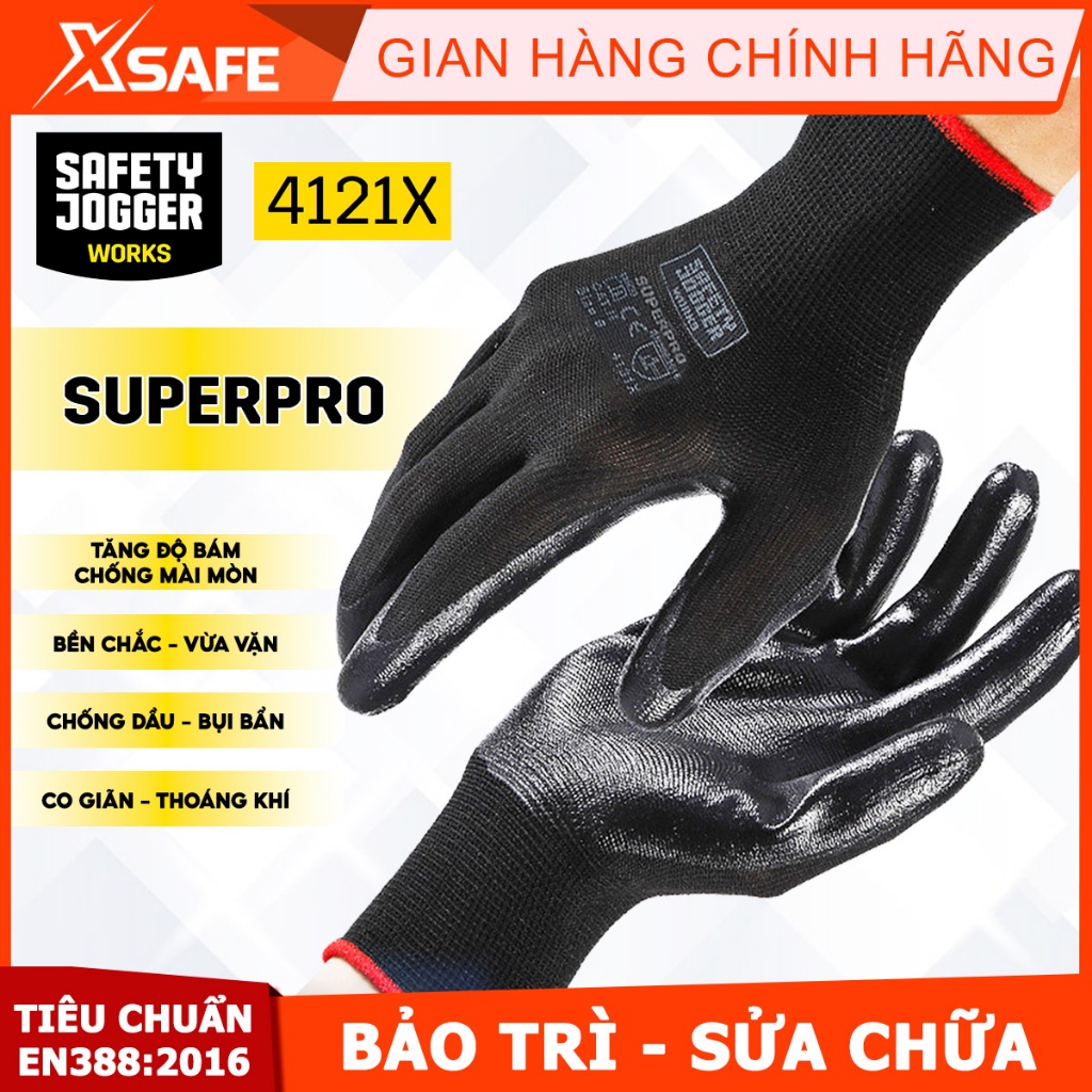 Jogger Superpro 工作防護手套 - 耐油工作手套,塗層增加抓地力,高靈活性 | 蝦皮購物