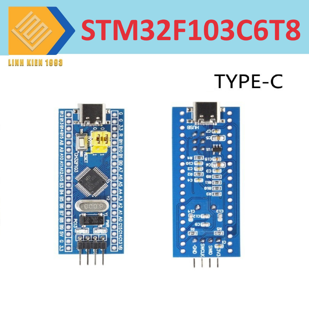 開發電路stm32f103c8t6 usb Type C頭正品 | 蝦皮購物