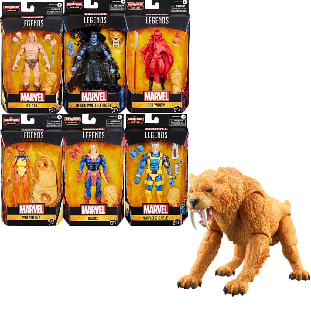 Marvel Legends Zabu 系列模型,6 個 Zabu Characters,正版 | 蝦皮購物