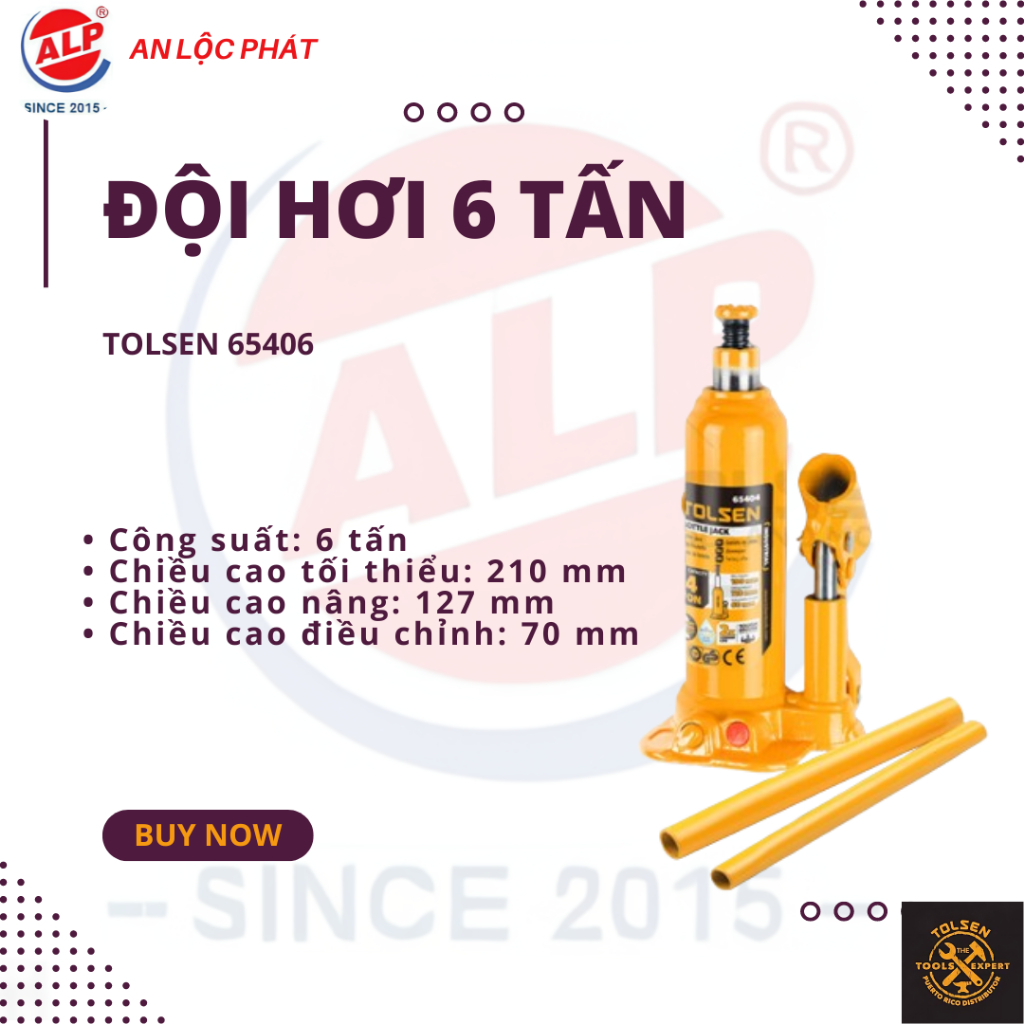 Tolsen 6 噸 210mm 127mm 70mm 帶安全閥的空氣團隊 - 65406 | 蝦皮購物
