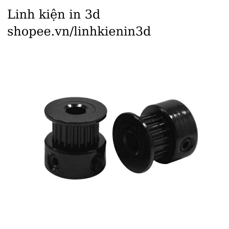 Puly GT2 6mm 寬 20 齒孔 5mm 黑色 | 蝦皮購物