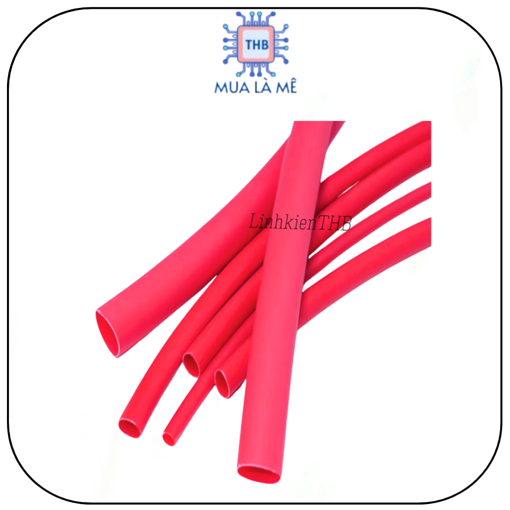 熱縮基因管 1mm-14mm SALIPT 紅色(1 米) - linhkienthb | 蝦皮購物