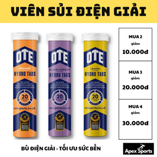泡騰 OTE Hydro Tabs 電解質管 20 片水平衡,增加健身 + 注意力,防止運動抽筋 | 蝦皮購物
